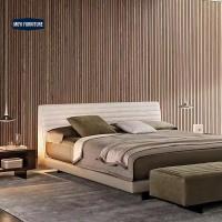 China Custom Velvet Queen Size Bed Set 150x200cm 180x200cm Modern Luxury Bedroom Furniture with Premium Upholstery for sale