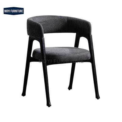 China Wood Legs Synthetic Leather Dining Room Chair Luxury Metal Frame Combining Luxury and Functionality for High End Dining for sale
