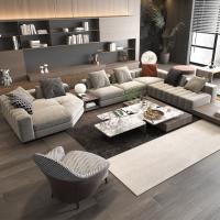 China Comfortable L shape sectional modern couch luxury velvet modular home furniture designer sofa ideal for stylish interiors for sale