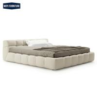 China Plywood Modern Luxury Soft Room Double Design Bed Room Set Bedroom Furniture Featuring Tatami Queen Frame Gold Velvet Bed for sale