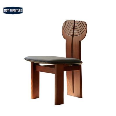 China Modern Solid Wood Dining Chair Retro Leisure Style Hotel Coffee Shop Creative Design for Dining Room Furniture for sale