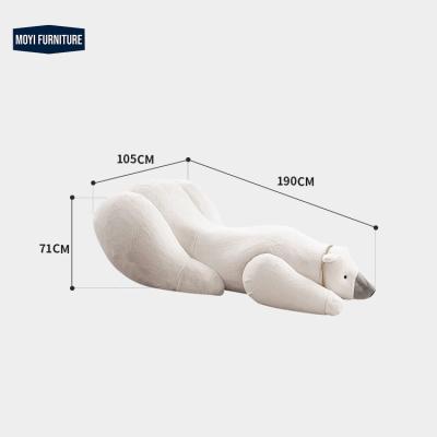 China Folded Modern Creative Designer Living Room Sofa Chaise Leisure Chair Teddy Bear Lounge Chair Stylish Comfort for sale