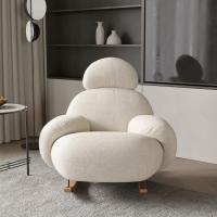 China Custom Legs Wood MOYI Wooden Leisure Lounge Modern Arm Sofa Chairs Luxury Lounge Living Room Accent Chair Collection for sale