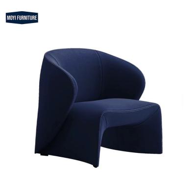 China Fabric White Velvet Modern Comfortable Lounge Accent Chair Recliner Armchair Sofa Hotel Apartment Casual Living Room for sale