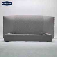 China Soft Bed Modern Upholstered Frame King Bed Luxury Italian Leather Queen Size MOYI Italian 2023 Collection for sale