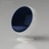 China end Foshan Creative Modern Simple Living Room FRP Leisure Chair Designer Mall Art Sphere Space Recliner Chair for sale