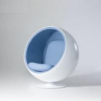 China end Foshan Creative Modern Simple Living Room FRP Leisure Chair Designer Mall Art Sphere Space Recliner Chair for sale