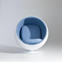 China end Foshan Creative Modern Simple Living Room FRP Leisure Chair Designer Mall Art Sphere Space Recliner Chair for sale