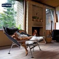 China Custom Leisure Chair Handwoven  Rope Nordic Minimalist Lounge Chair Modern Furniture Living Room Balcony Recliner for sale