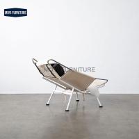 China Custom Leisure Chair Handwoven  Rope Nordic Minimalist Lounge Chair Modern Furniture Living Room Balcony Recliner for sale