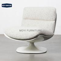 China Leisure Chair Custom Wood Base Sponge Lounge Chair Featuring Elegant Leather Warm Teddy Fabric for Villa Hotel Comfort for sale