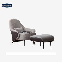 China Sponge Filled Leisure Chair Single Seater Modern Sofa Armchair with Metal Feet Functional Living Room Furniture for sale