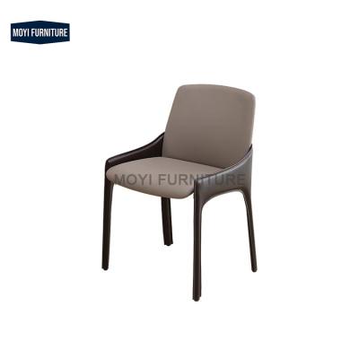 China Dining Room Set Simple Modern Light Luxury Art Dining Chair Villa Eagle Eye Single Back Living Room Leisure High End Seat for sale