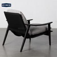 China Carpet Recommended Arm Chair Modern Nordic Ash Wood Dining Chair Foshan Comfortable Seating Home Furniture for sale