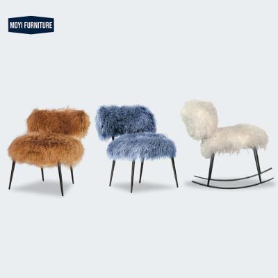 China Velvet Fabric Chair Metal Feet Multicolour Minimalist Living Room Furniture Lounge Chair Modern Design for Hotel Bedroom for sale