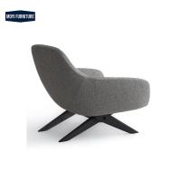 China Carpet Recommended Modern Comfortable Single Person Leather Leisure Chair Stylish Single Seating Living Room for sale