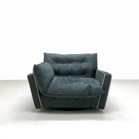 China Living Room Furniture Modern Luxury Leather Sofa Set Featuring Wood and Metal Materials Italian Design Single Chair for sale