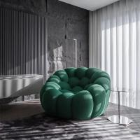 China end Luxury Bubble Sofa 3D Mesh Fabric Foam Modeling for Home Living Room Dining Hotel Coffee Leisure Reading Furniture for sale