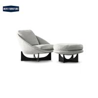 China Arm Chair Modern Linen Fabric Single Italian Living Room Sofa Chair Leisure Chair Light Luxury Hotel Room Comfort Style for sale