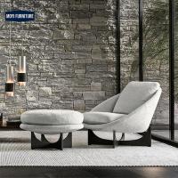 China Arm Chair Modern Linen Fabric Single Italian Living Room Sofa Chair Leisure Chair Light Luxury Hotel Room Comfort Style for sale