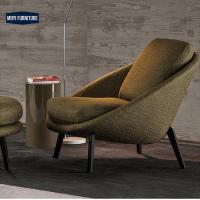China Arm Chair Modern Linen Fabric Single Italian Living Room Sofa Chair Leisure Chair Light Luxury Hotel Room Comfort Style for sale