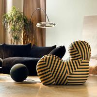 China Leisure Chair MOYI Italian Accent Furniture Modern Armchair Living Room Modern Lounge Chair Mail Packing Y for sale