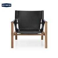 China Living Room Furniture Custom Modern Italian Luxury Solid Wood Restaurant Chair with Saddle Leather Backrest Feature for sale