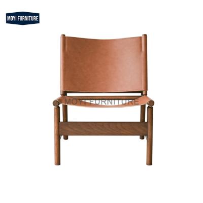 China Living Room Furniture Leather Modern Saddle Cowhide Chair Smoky Grey Relaxed Comfortable Stylish Lounge Seat Seating Chair for sale