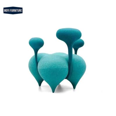 China Fabric Designer Creative Magic Balloon Chair Casual Single Sofa Chair Living Room High End Lounge Chair Villa Styling Cotton for sale