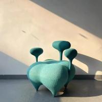 China Fabric Designer Creative Magic Balloon Chair Casual Single Sofa Chair Living Room High End Lounge Chair Villa Styling Cotton for sale