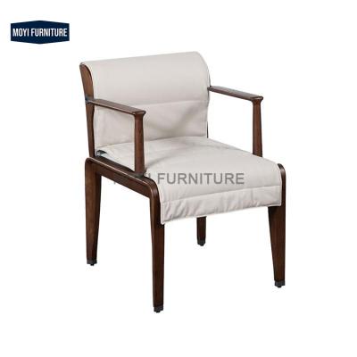 China end MOYI Modern Lounge Chair Including Foam Filling Material Comfortable Upholstered Seat and Contemporary Wooden Legs for sale