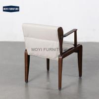 China end MOYI Modern Lounge Chair Including Foam Filling Material Comfortable Upholstered Seat and Contemporary Wooden Legs for sale