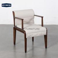 China end MOYI Modern Lounge Chair Including Foam Filling Material Comfortable Upholstered Seat and Contemporary Wooden Legs for sale
