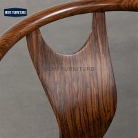 China Solid Wood Legs Home Furniture Chinese Style Single Sofa Chair with Tea Table Light Luxury Balcony Lounge Modern Dining Hotel for sale