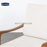 China Velvet Fabric Modern Handmade Single Seater Couch Solid Wood Sofa Chair Living Room Customization Simplicity Comfortable for sale