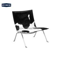 China Genuine Leather Modern Living Room Lounge Chair with Ottoman Customized Leisure Chair Home Furniture for sale