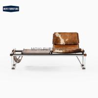 China Home Furniture Mid Century Casual Chair and Cowhide Bench Vintage Bauhaus Designer Model Suitable for Office Living Room for sale