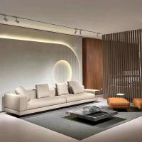 China MOYI Italy Design Genuine Leather Living Room White Simple Design Modern Sofa Set l Shaped Leather White Sectional Sofa for sale