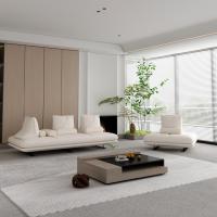 China MOYI Italian Minimalism Linen Fabric Living Room Sofa Luxury Modern Design Lounge Sofa Set for Hotel Room Furniture for sale