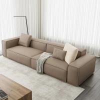 China MOYI Custom Design Villa Living Room Queen Size Plush Velvet Fabric L Shaped Sectional Sofa for sale