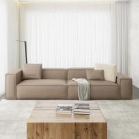 China MOYI Custom Design Villa Living Room Queen Size Plush Velvet Fabric L Shaped Sectional Sofa for sale