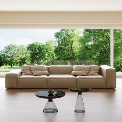 China MOYI Custom Design Villa Living Room Queen Size Plush Velvet Fabric L Shaped Sectional Sofa for sale
