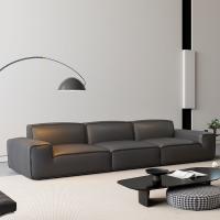 China MOYI Italian Modern Sofa Couch Black Luxury Italian Couch Set Living Room Modern Leather Sofa for sale