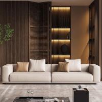 China Para Large Sectional Curved Modular l Shape Velvet Corner Living Room White Living Room 8 Seater Sofa Set for sale