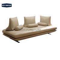 China Modern Italian Indoor Living Room Couch Sofa Set Hotel Lobby Beige Fabric Home Furniture Sectional Reclinable PRADO Leisure Sofa for sale