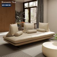 China Modern Italian Indoor Living Room Couch Sofa Set Hotel Lobby Beige Fabric Home Furniture Sectional Reclinable PRADO Leisure Sofa for sale