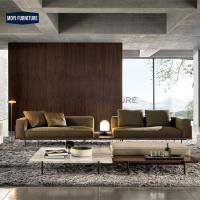 China Fabric Sectional Living Room Sofa Set Furniture L Shape Sofas Sectionals Chaise Velvet Couch Modern Design Sofa for sale