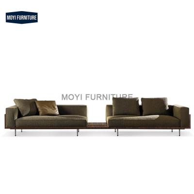 China Fabric Sectional Living Room Sofa Set Furniture L Shape Sofas Sectionals Chaise Velvet Couch Modern Design Sofa for sale