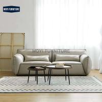 China Modern Minimalist Design 2 Seat Couch Customized Leather Living Room Sofa Set Furniture for sale