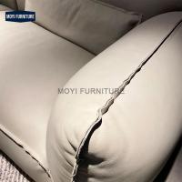 China Modern Minimalist Design 2 Seat Couch Customized Leather Living Room Sofa Set Furniture for sale